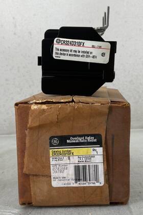 CR324D310FX GE Overload Relay Auto Leg Block Contact